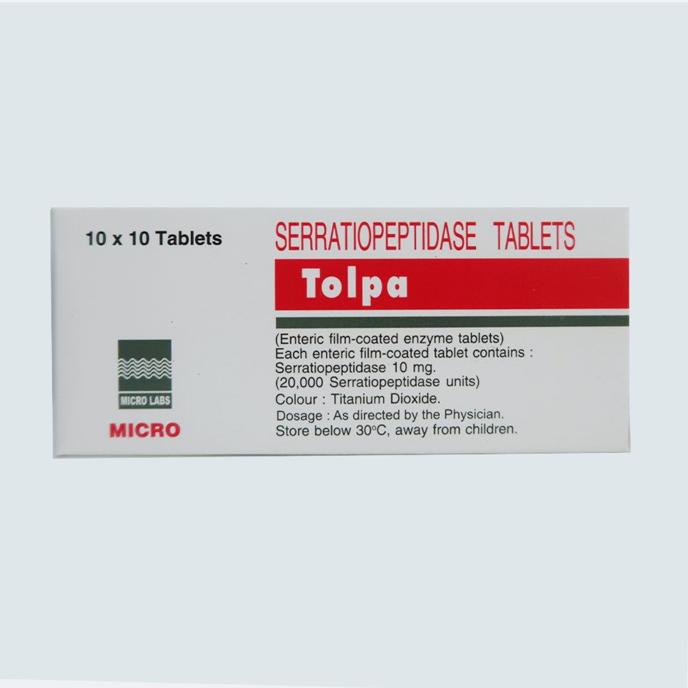 TOLPA 10MG TAB 100'S - Manadr