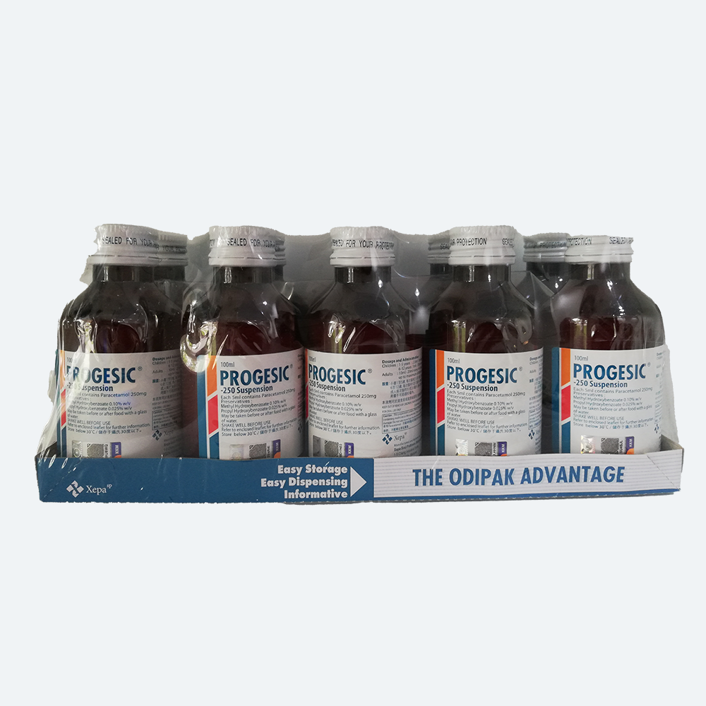 [BUNDLE OF 5] PROGESIC PARACETAMOL 250MG/5ML 100ML SYRUP - Manadr