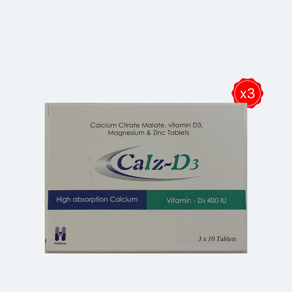 [BUNDLE OF 3] CALZ-D3 TABLETS 30'S - Manadr