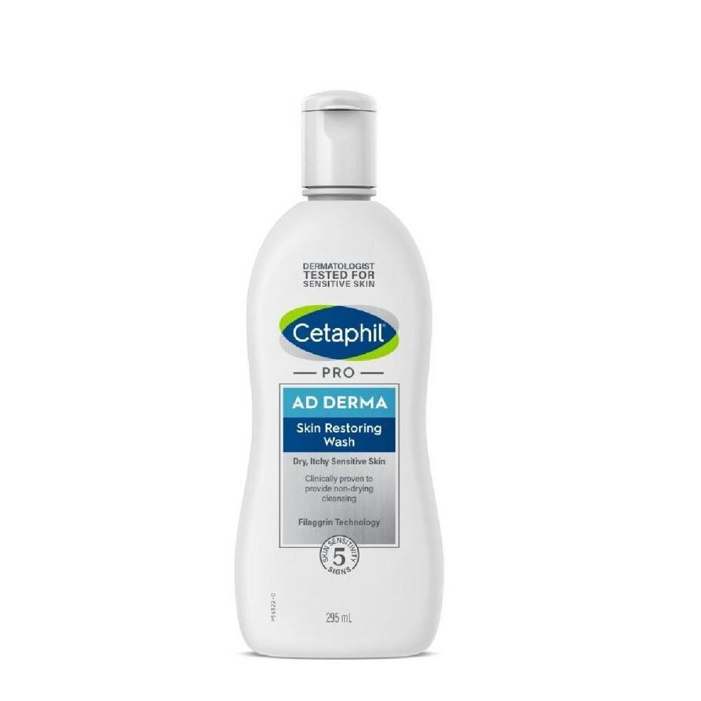 Cetaphil Pro AD Derma Skin Restoring Body Wash 295ml (Exp: Sept 2025 ...