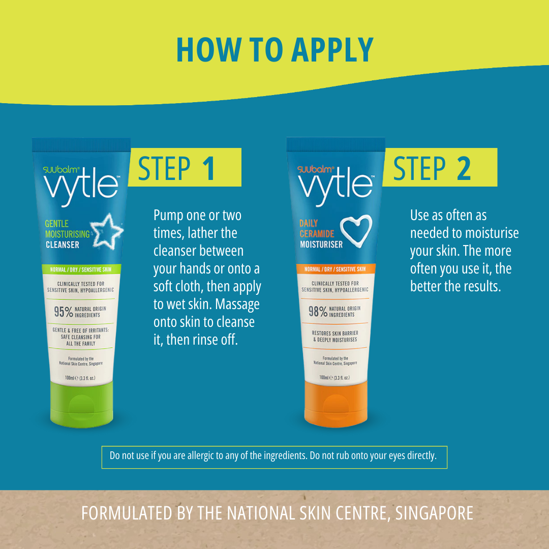 Suu Balm Vytle Gentle Moisturising Cleanser + Daily Ceramide ...