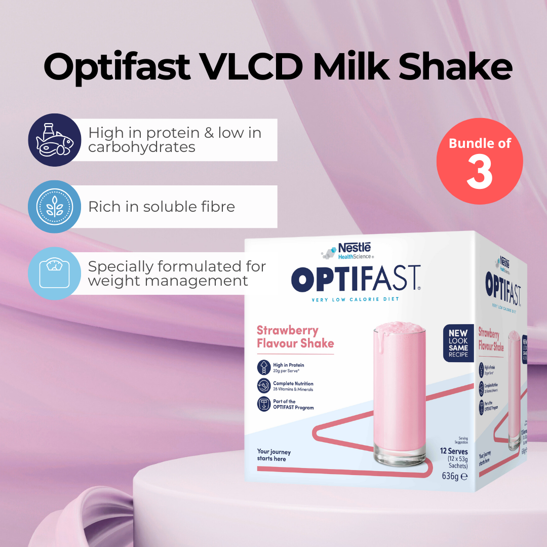 [Bundle of 3] Nestle Optifast VLCD Vanilla Milk Shake - Manadr