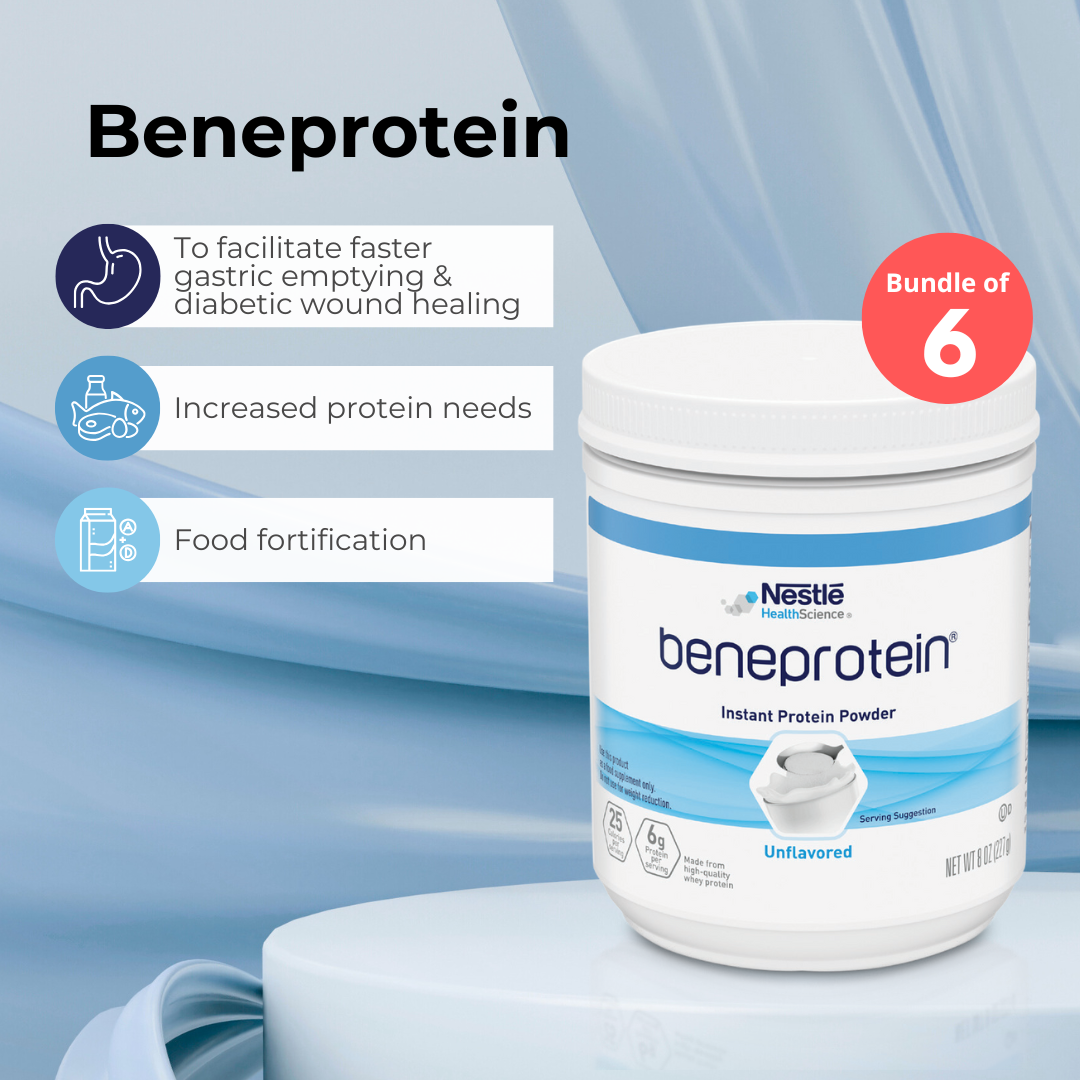 [Bundle of 6] Nestle Beneprotein Instant Protein Powder 227g - Manadr