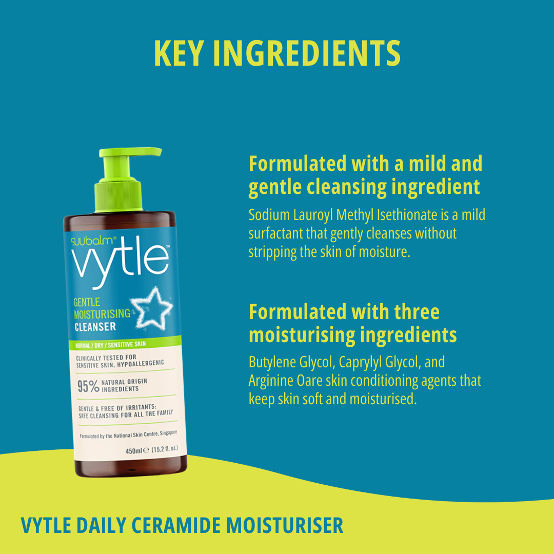 Suu Balm Vytle Gentle Moisturising Cleanser 450ml - Manadr