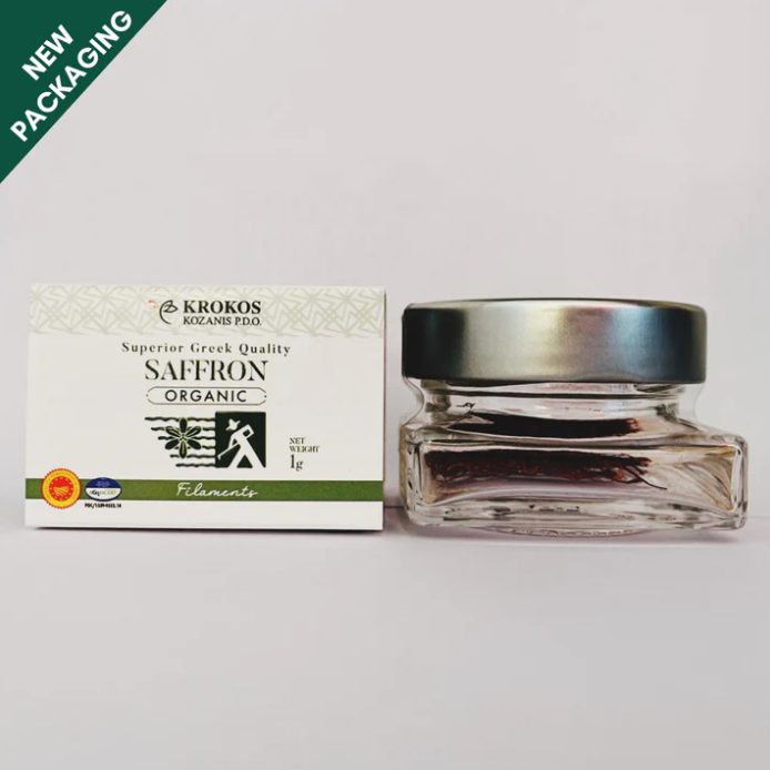 Botana & Tea - Organic Greek Red Saffron 1g (Filament) - Manadr
