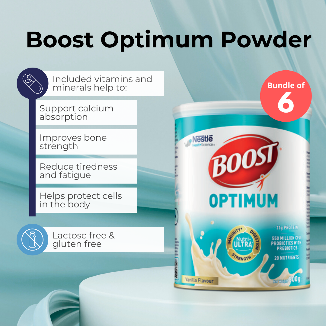[Bundle of 6] Nestle Boost Optimum Powder 800g - Manadr
