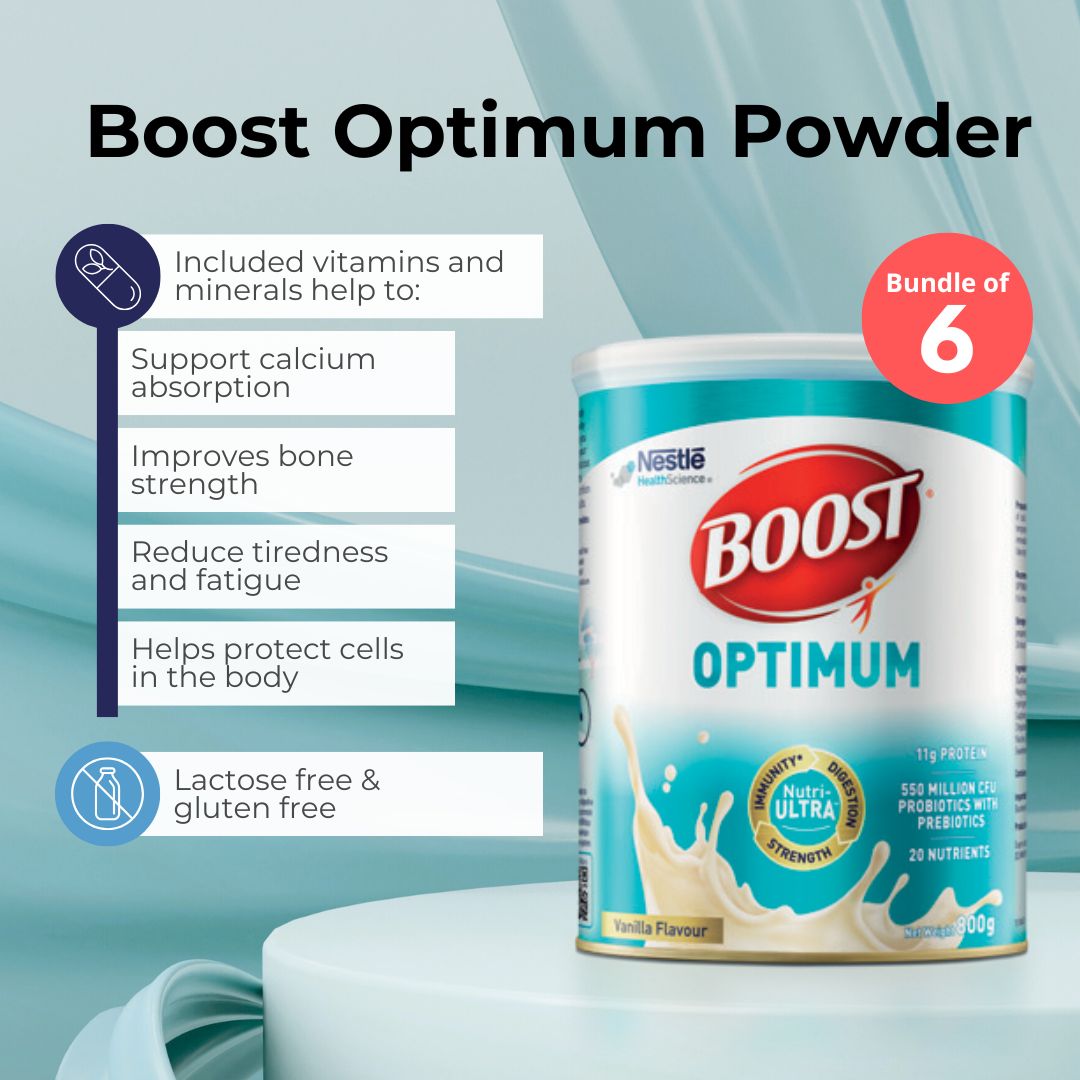 [Bundle of 6] Nestle Boost Optimum Powder 800g - Manadr